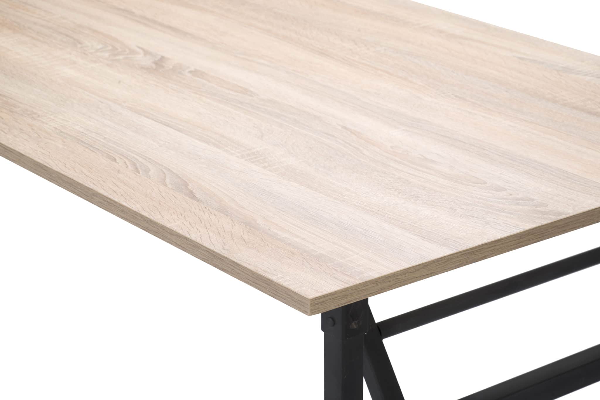 Masă de banchet pliabilă, dreptunghiulară 180 x 90 cm, stejar sonoma | Mobilabanchet.ro